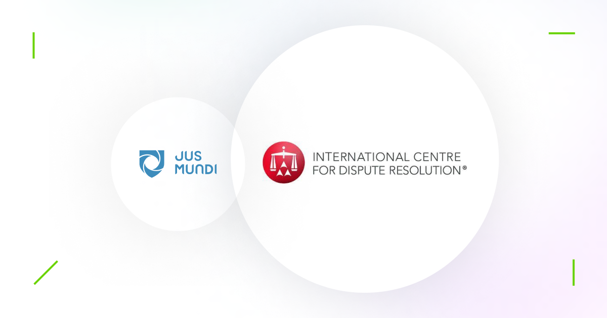 ICDR x Jus Mundi Partnership
